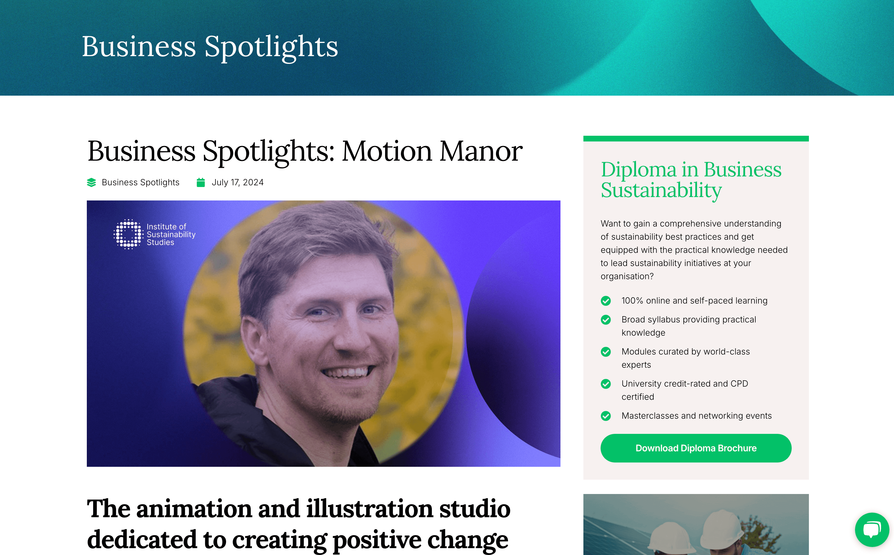 Putting a Spotlight on Positive Change